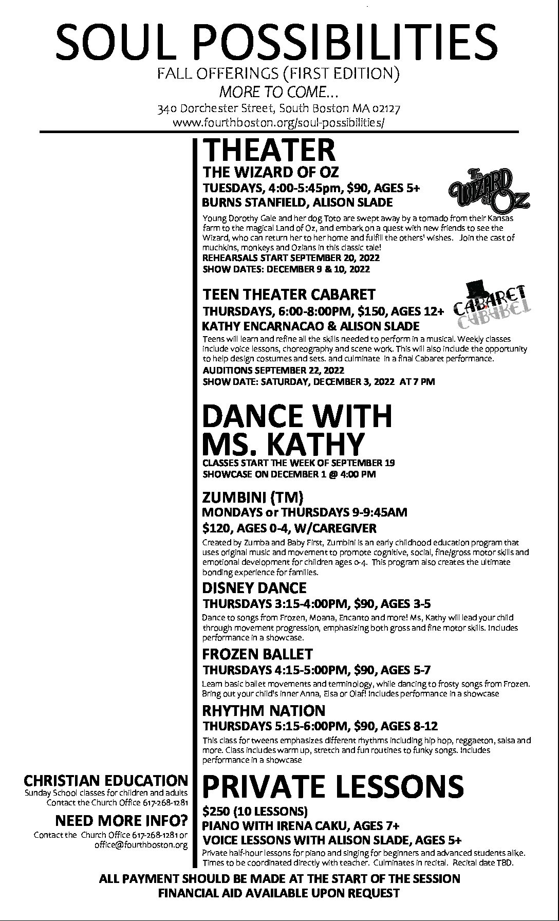 Soul Possibilities - Fourth Presbyterian Church